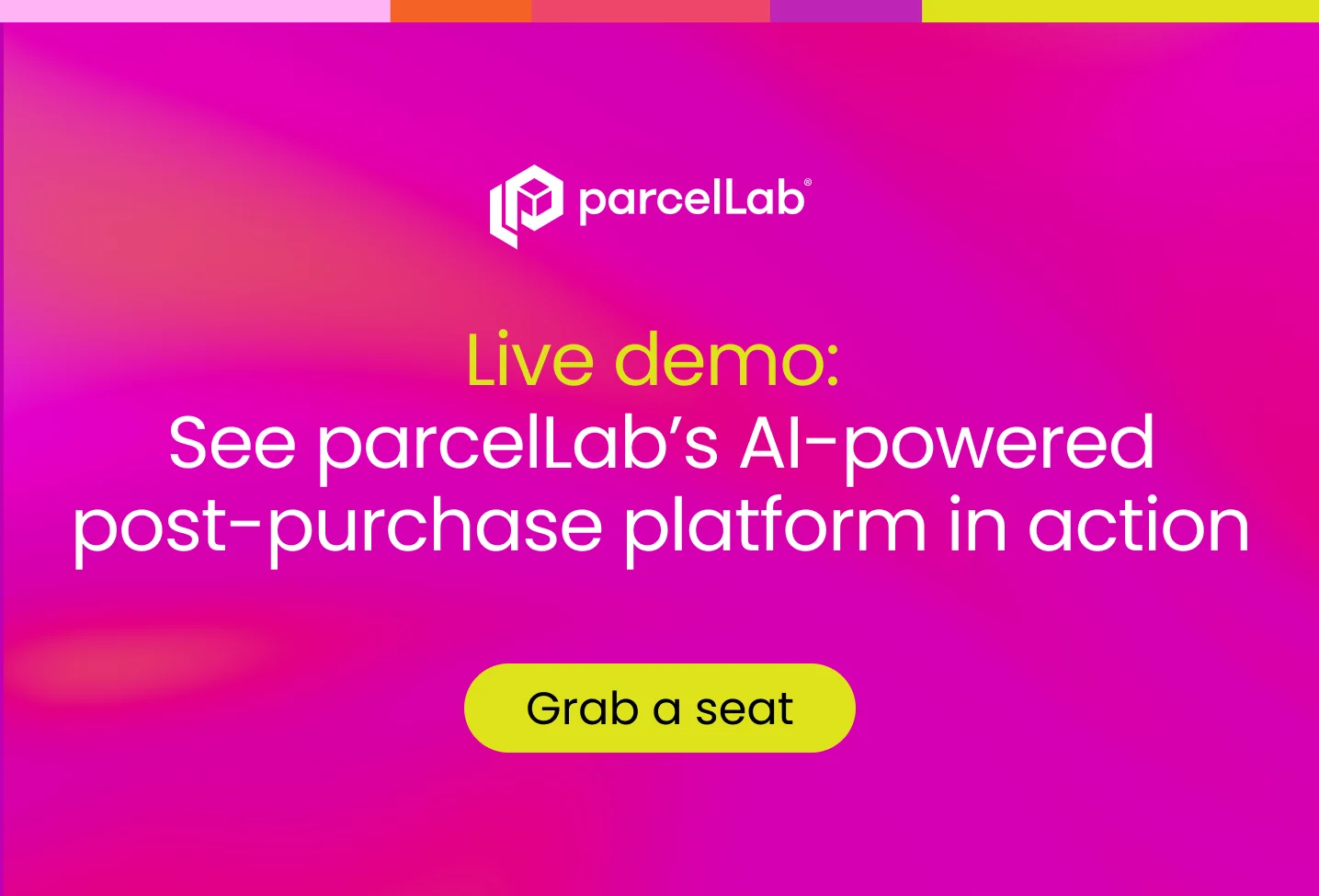 Live demo showcase - April 16 - parcelLab